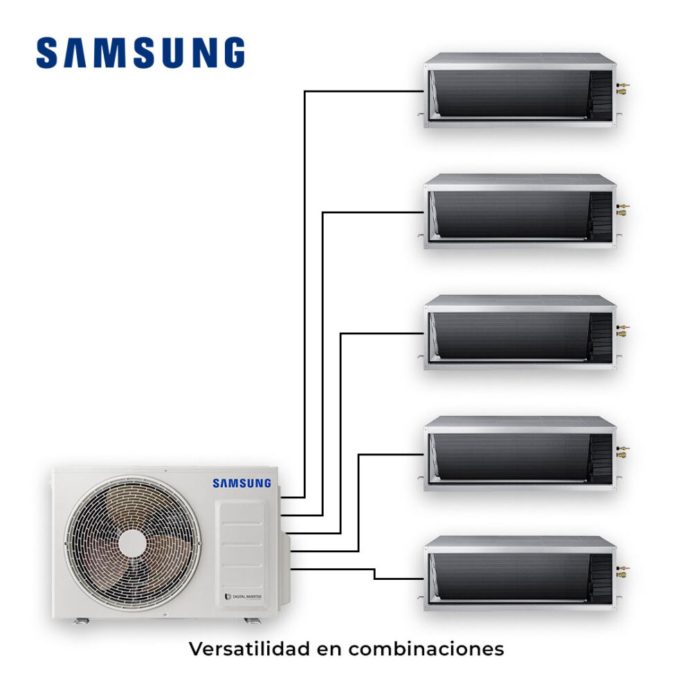 Multisplit Samsung baja silueta-de 2 a 5 unidades interiores - Praga